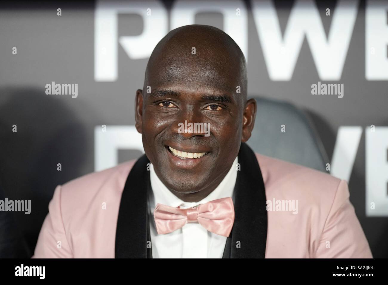 Coach Segundo Castillo of Ecuador's Barcelona sits on the bench prior ...