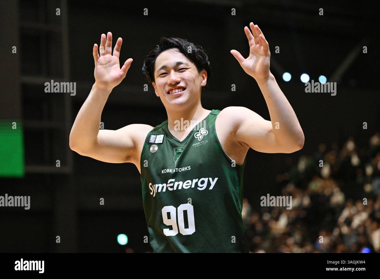 Glion Arena, Hyogo, Japan. 5th Apr, 2025. Riichi Nomizo (Storks), APRIL ...