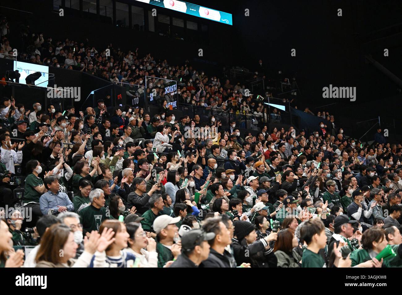 Fans (Storks), APRIL 5, 2025 - Basketball : 2024-25 B.LEAGUE B2 game ...