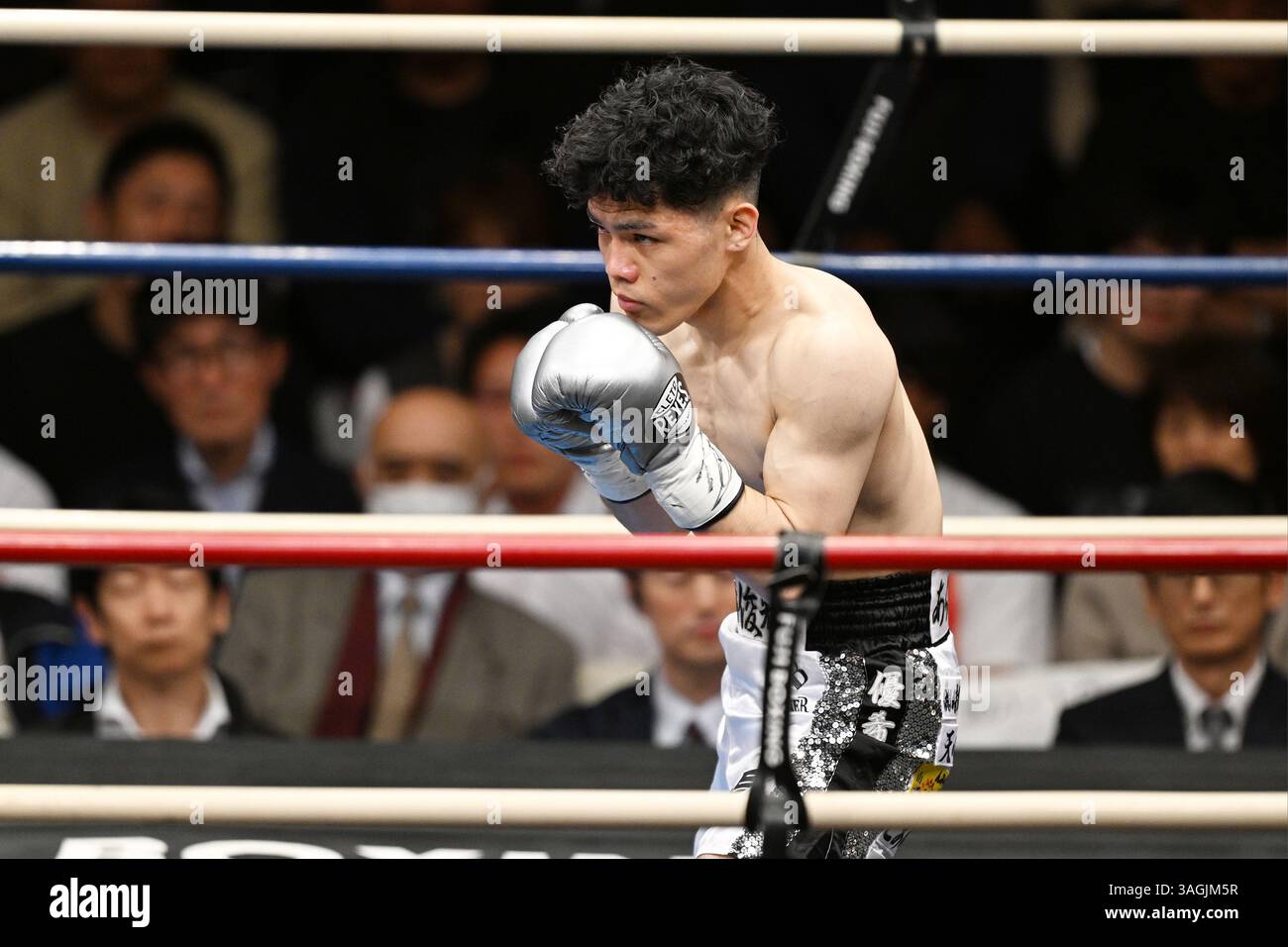 Tokyo, Japan, Credit: MATSUO. 8th Apr, 2025. Toshiki Kawamitsu Boxing ...