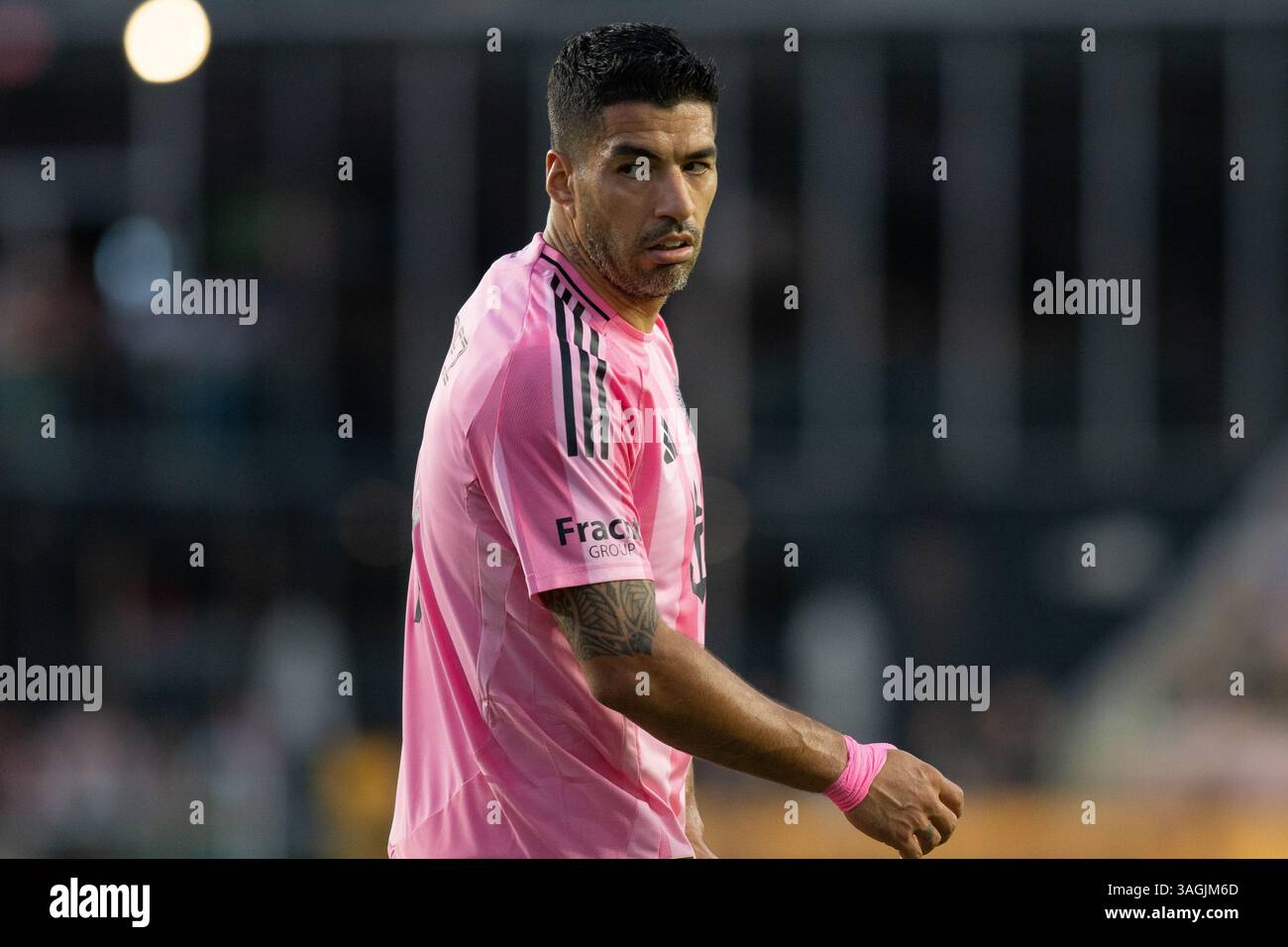 Fort Lauderdale, Florida; USA. Uruguayan striker Luis Suarez playing ...