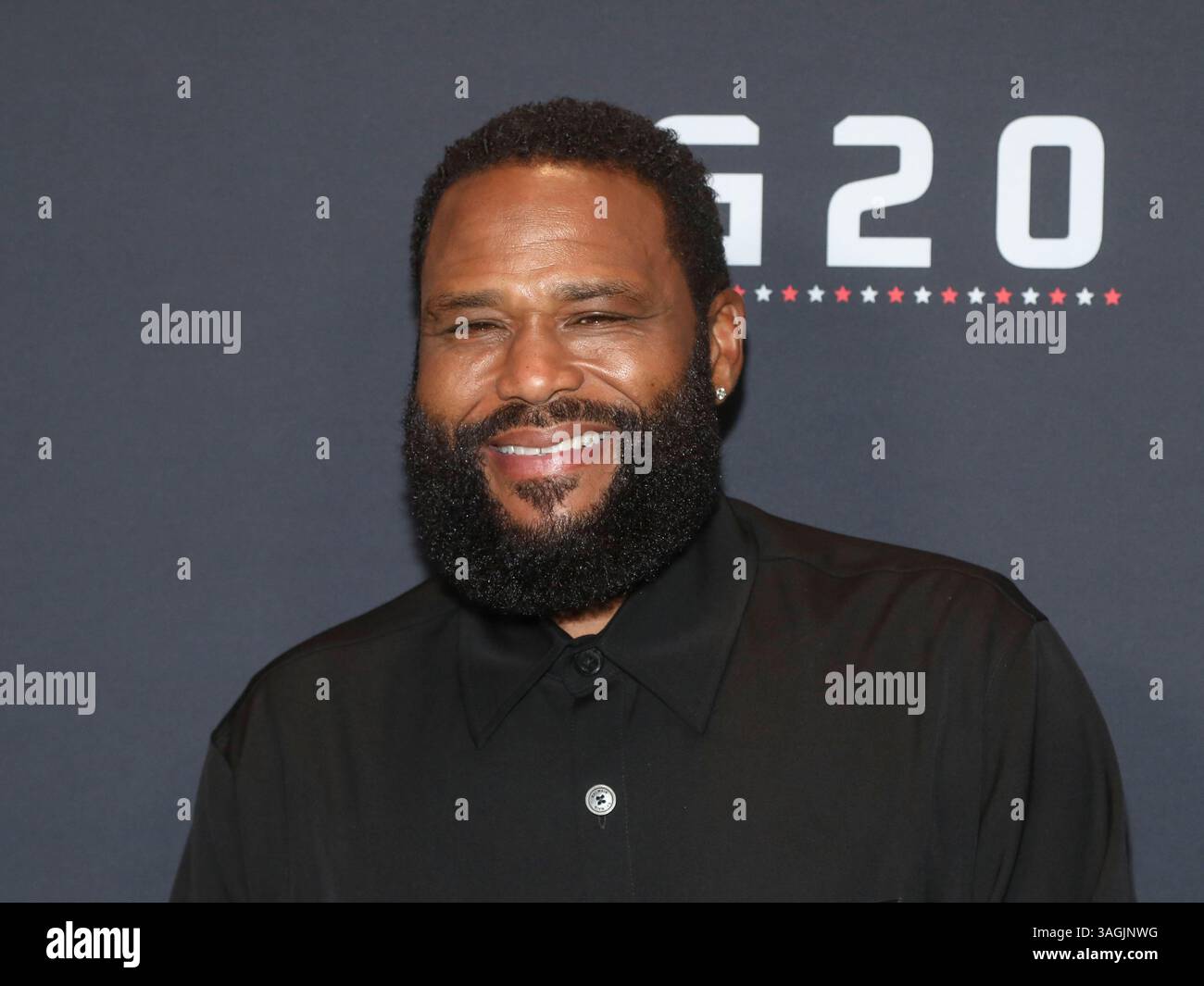 Actor Anthony Anderson attends the special screening of "G20" at the ...