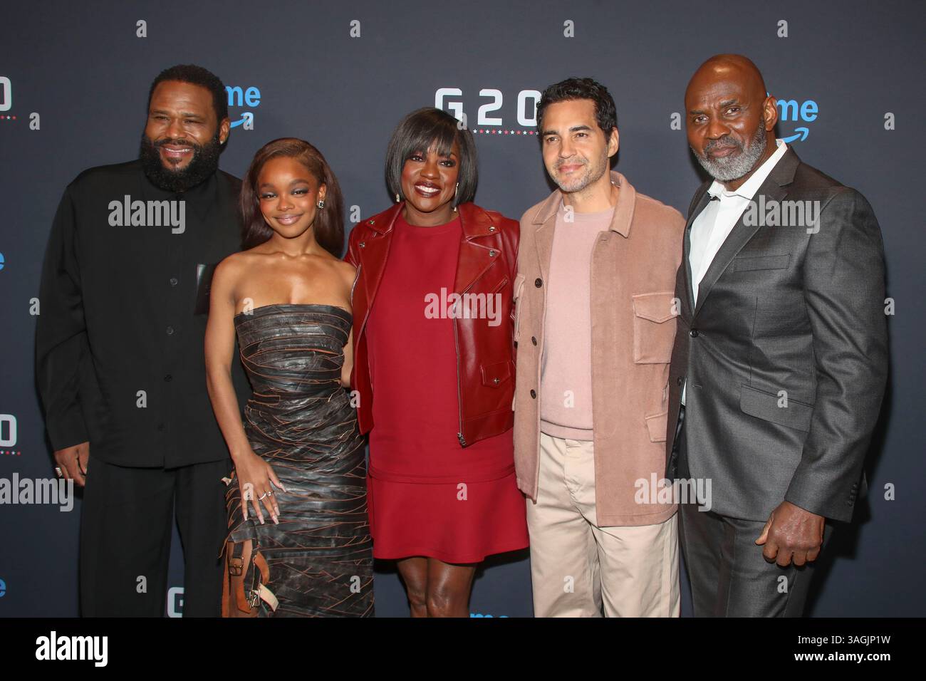 Actors Anthony Anderson, from left, Marsai Martin, Viola Davis, Ramon ...
