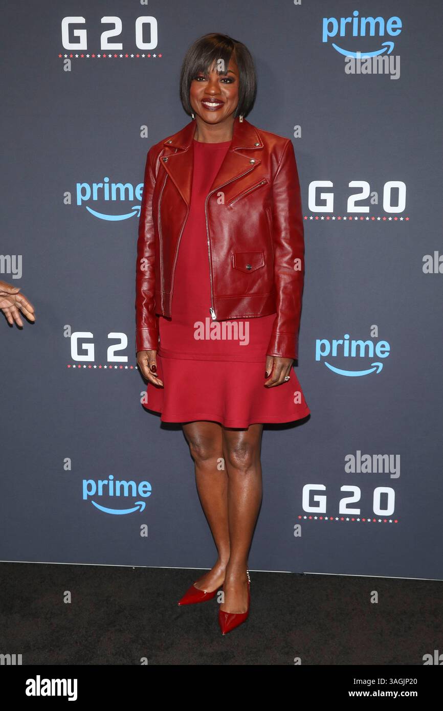 Actor Viola Davis attends the special screening of "G20" at the Regal ...