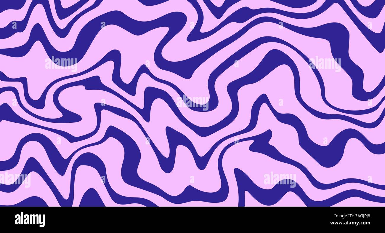 Retro trippy pattern liquid Stock Vector Images - Alamy