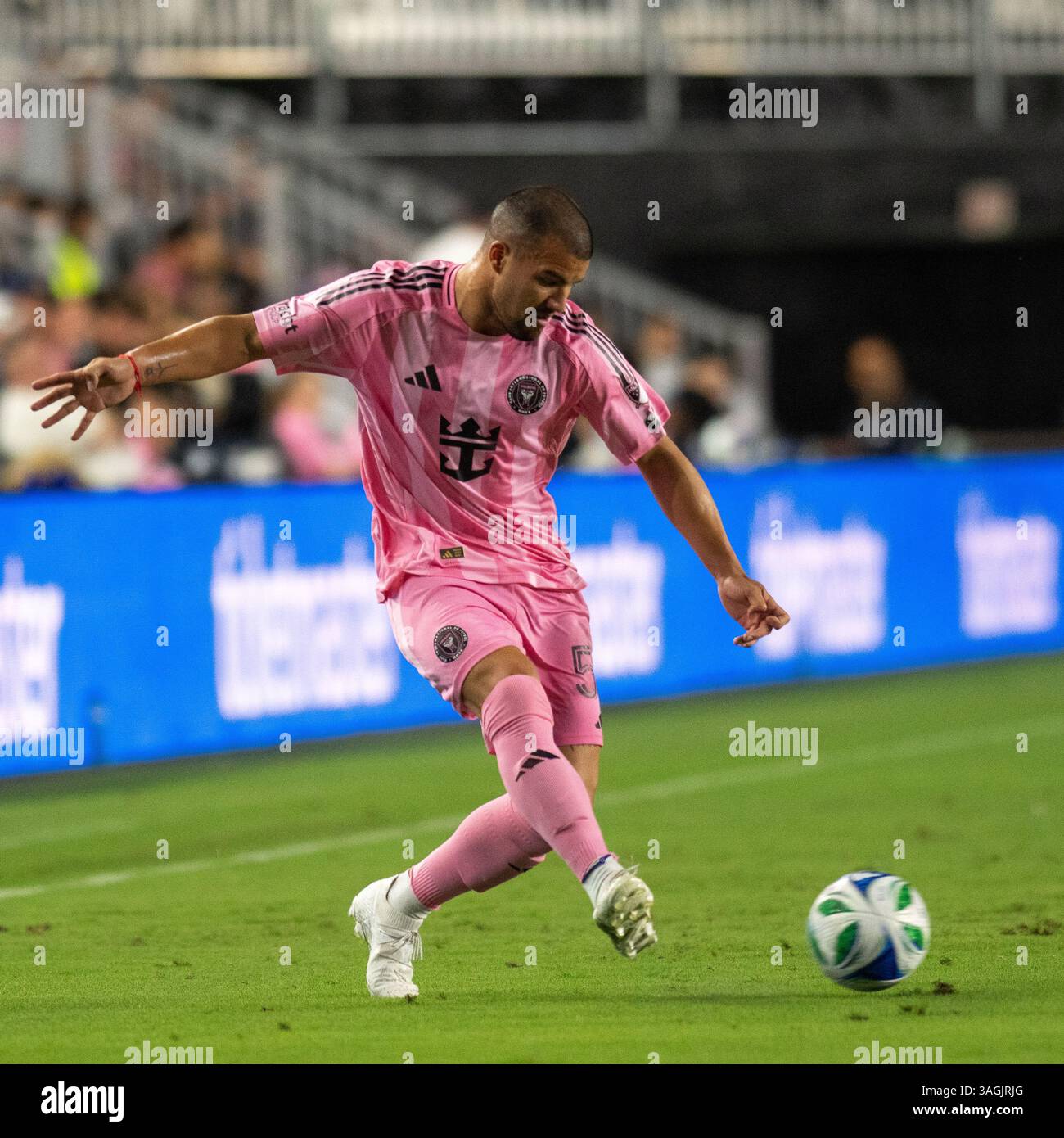 Fort Lauderdale, Florida; USA. Marcelo Weigandt giving a pass during a ...