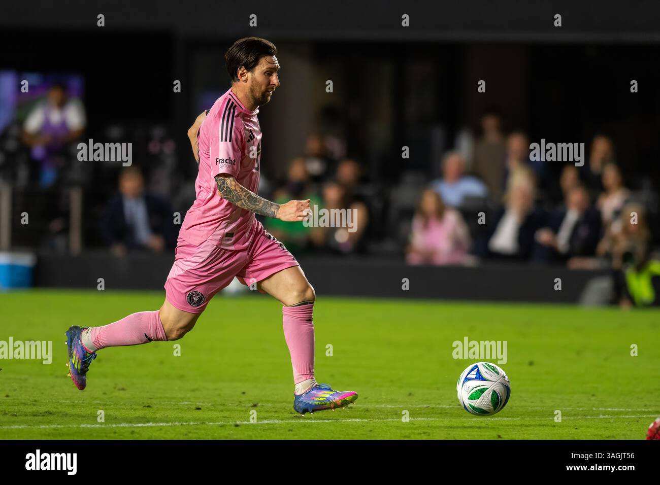 Fort Lauderdale, Florida; USA. Lionel Messi, captain of Inter Miami CF ...