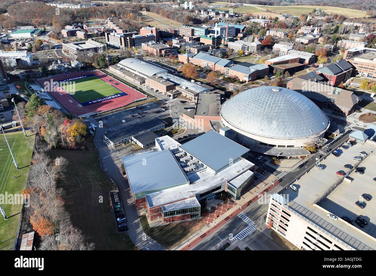A general overall view of the Harry A. Gampel Pavilion, Werth Family ...