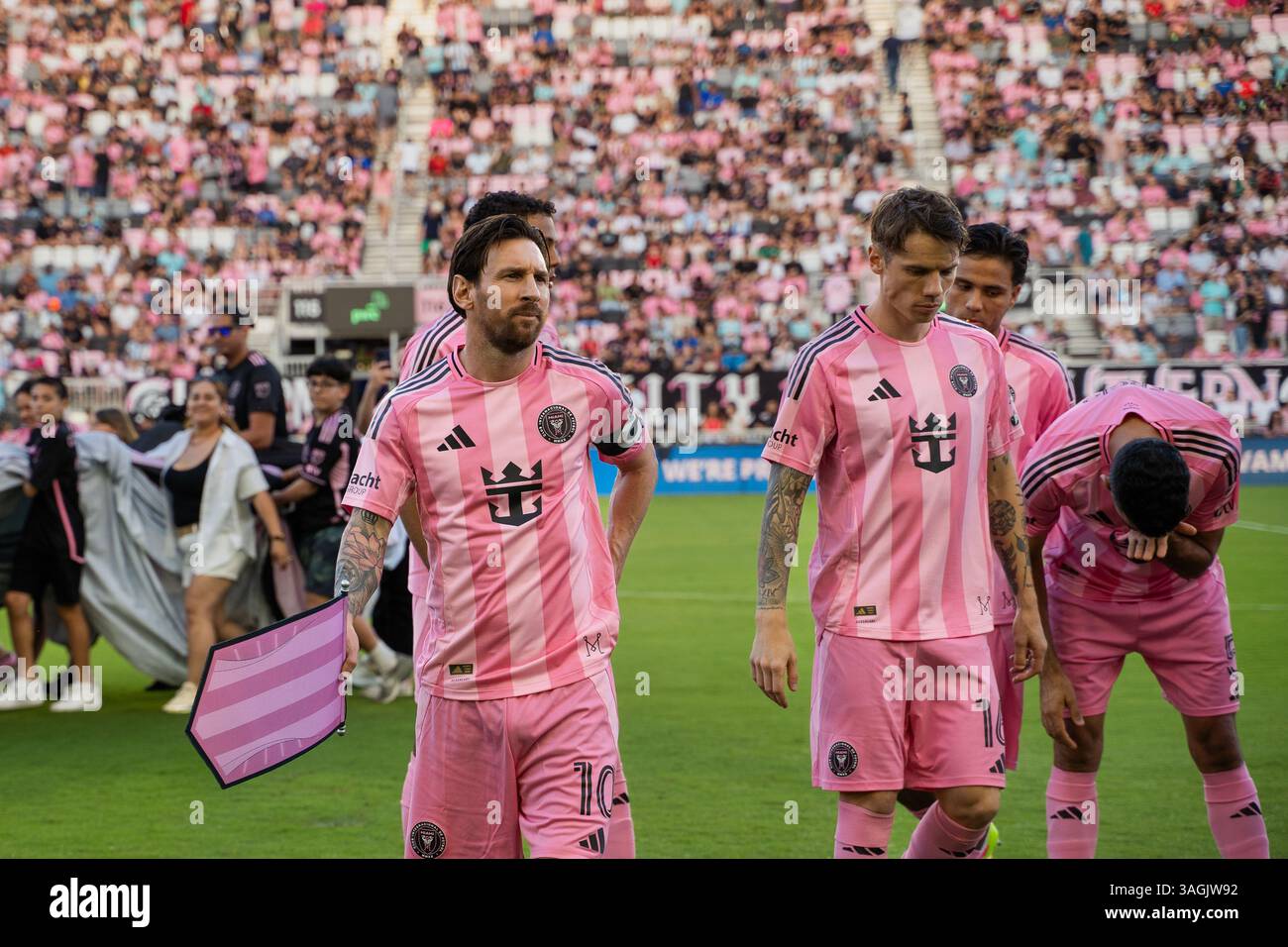 Fort Lauderdale, Florida; USA. Inter Miami´s captain Lionel Messi ...