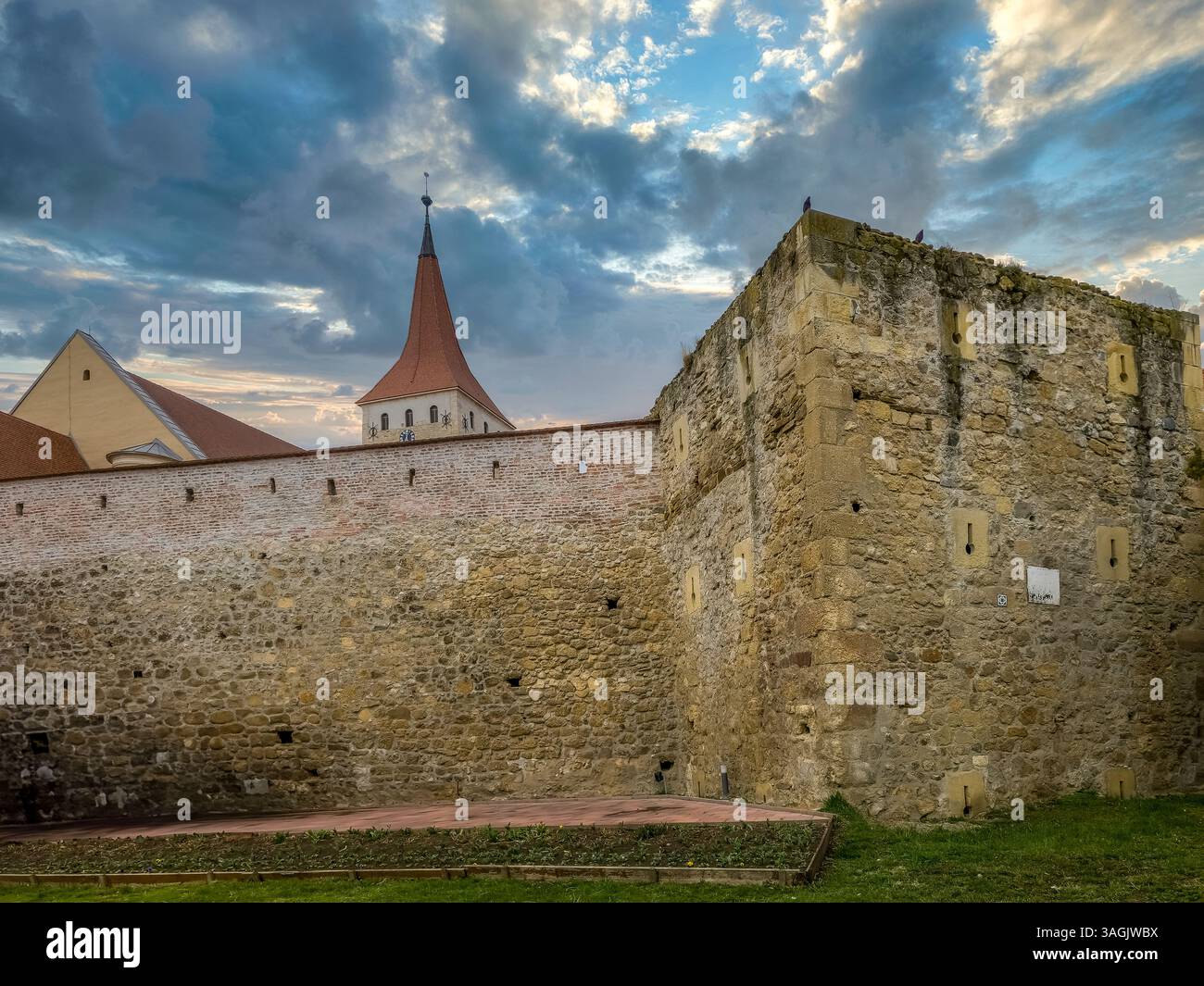 Butcher guild bastion, Aiud Nagyenyed fortified protestant church in ...