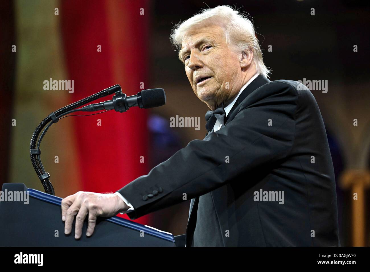 President Donald Trump speaks at the National Republican Congressional ...