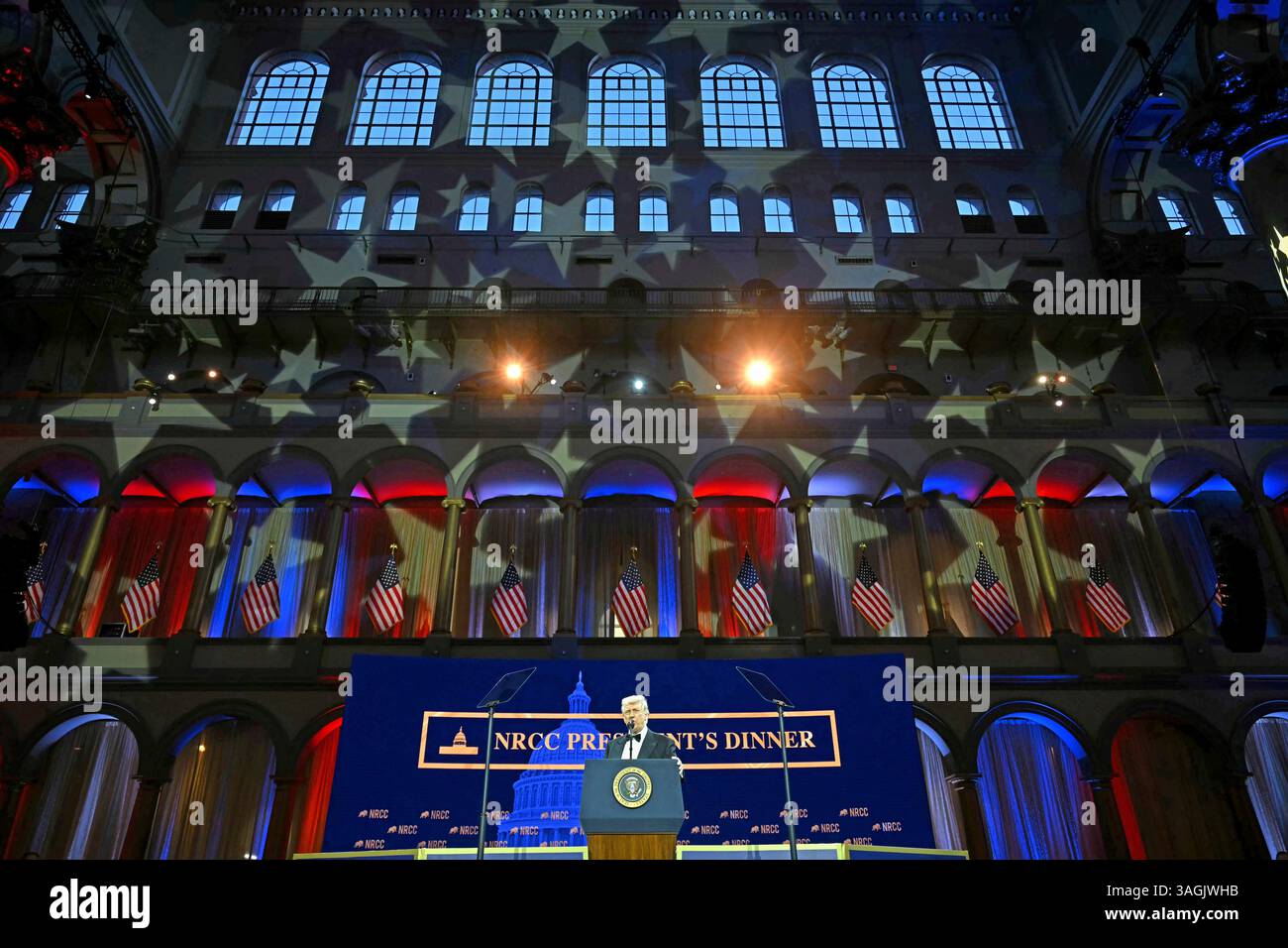 President Donald Trump speaks at the National Republican Congressional ...
