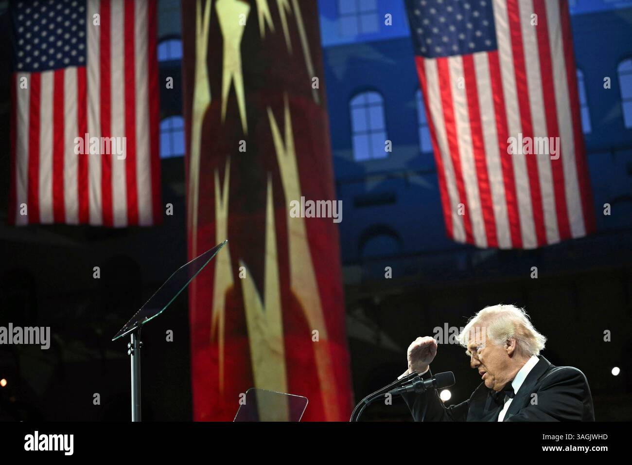 President Donald Trump speaks at the National Republican Congressional ...