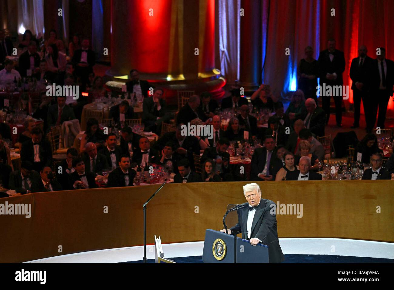 President Donald Trump speaks at the National Republican Congressional ...