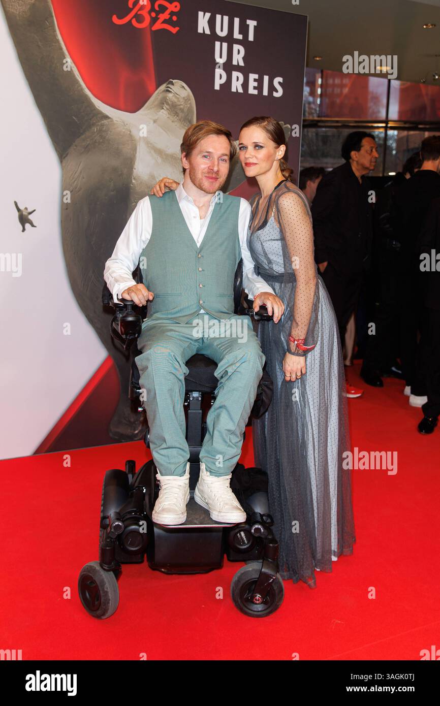 Preisverleihung - B.Z.-Kulturpreis Samuel Koch und Sarah Elena Timpe ...