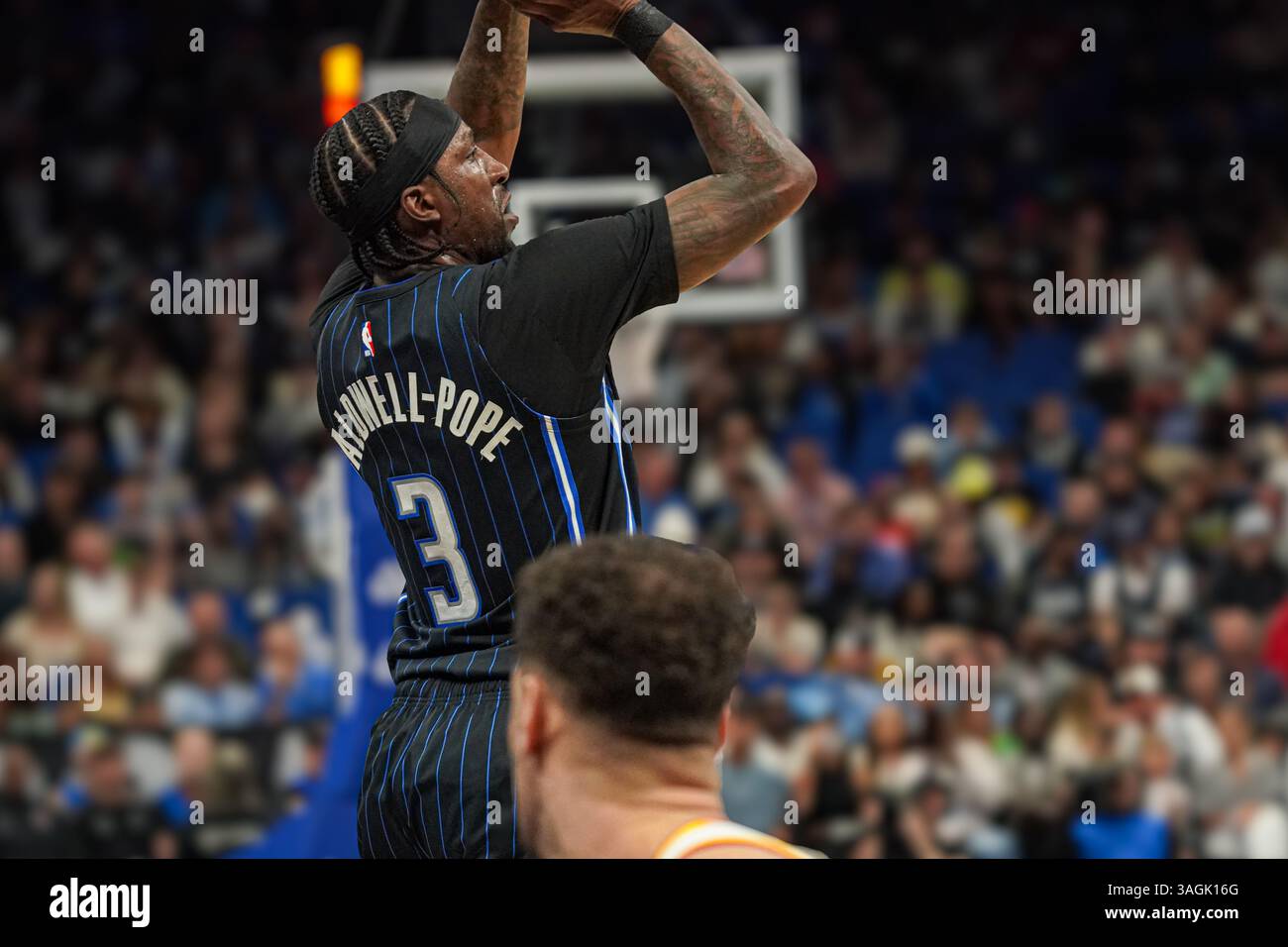 Orlando, Florida, USA, April 8, 2025, Orlando Magic guard Kentavious ...