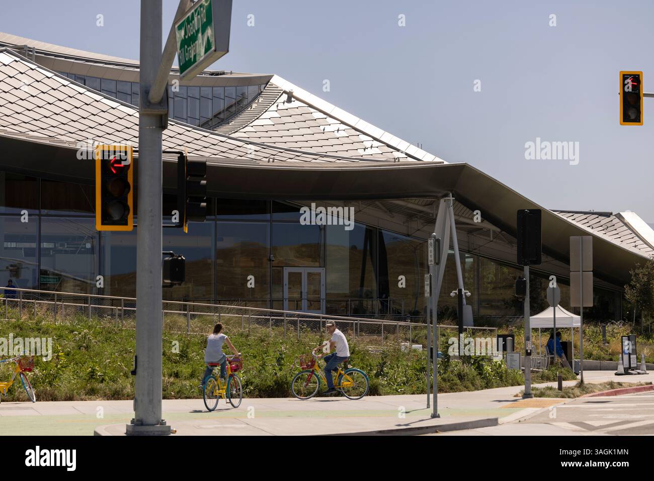 Mountain View, California, USA - August 30, 2024: Google Headquarters ...