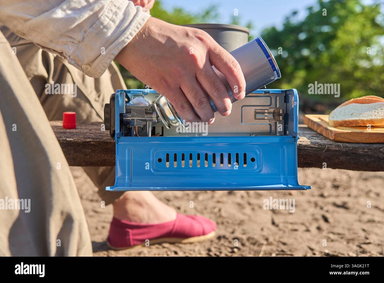 Unrecognizable person putting gas hi-res stock photography and images - Alamy