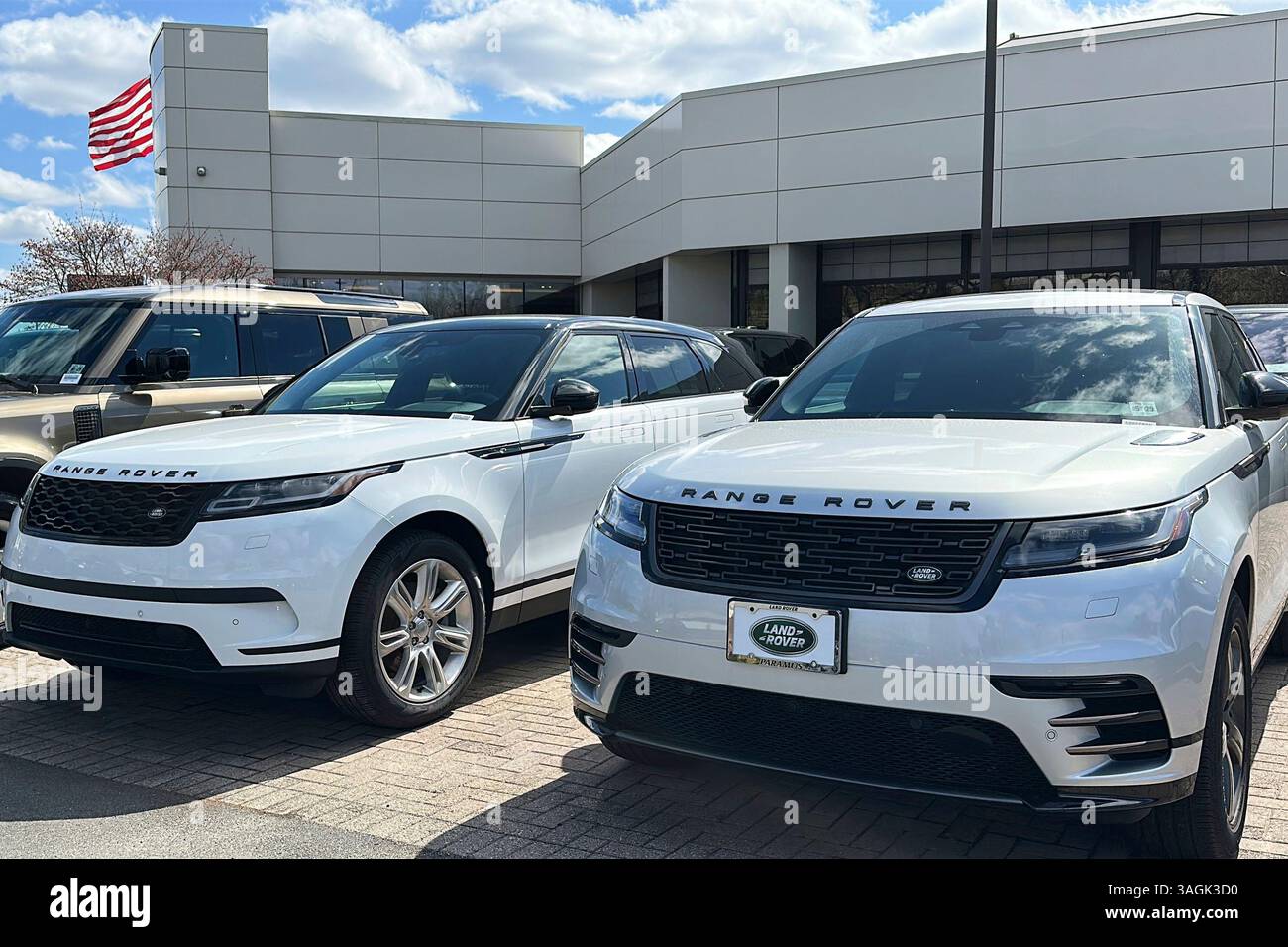 A Land Rover dealership is in Paramus, N.J., on Tuesday, April 8, 2025 ...