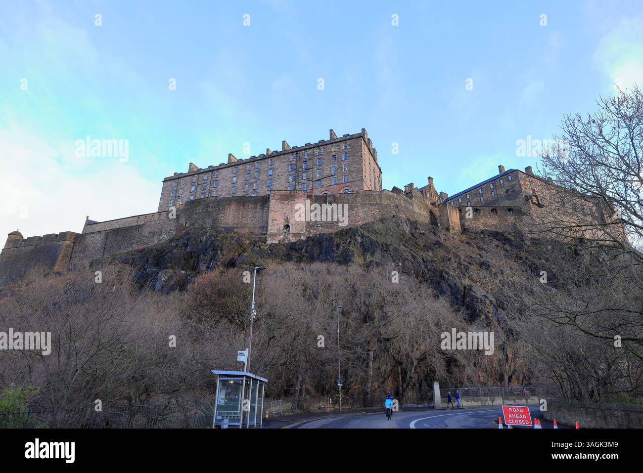 Edinburgh Castle, an 11th-century castle and barracks housing in ...