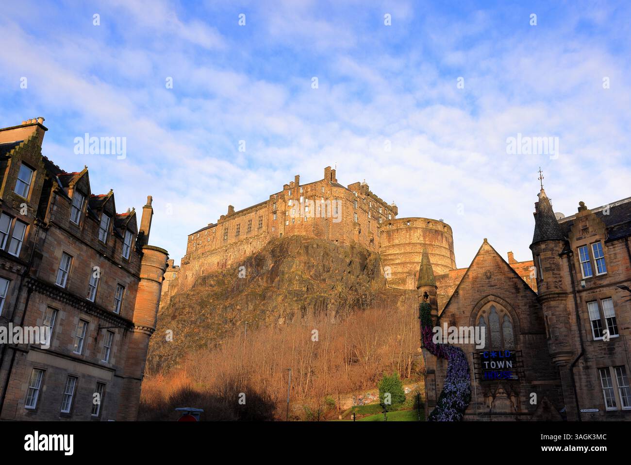 Edinburgh Castle, an 11th-century castle and barracks housing in ...