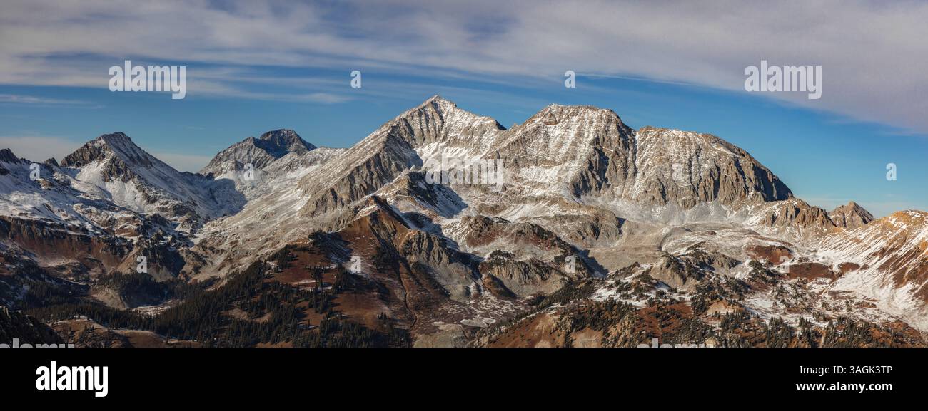 From L/R Siberia Peak (13,425'), Capitol Peak (14,138'), Snowmass ...