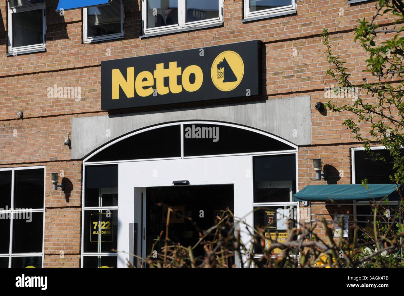Copenhagen/ Denmark/08 APRIL 2025/ Netto grocery chain store in danish ...