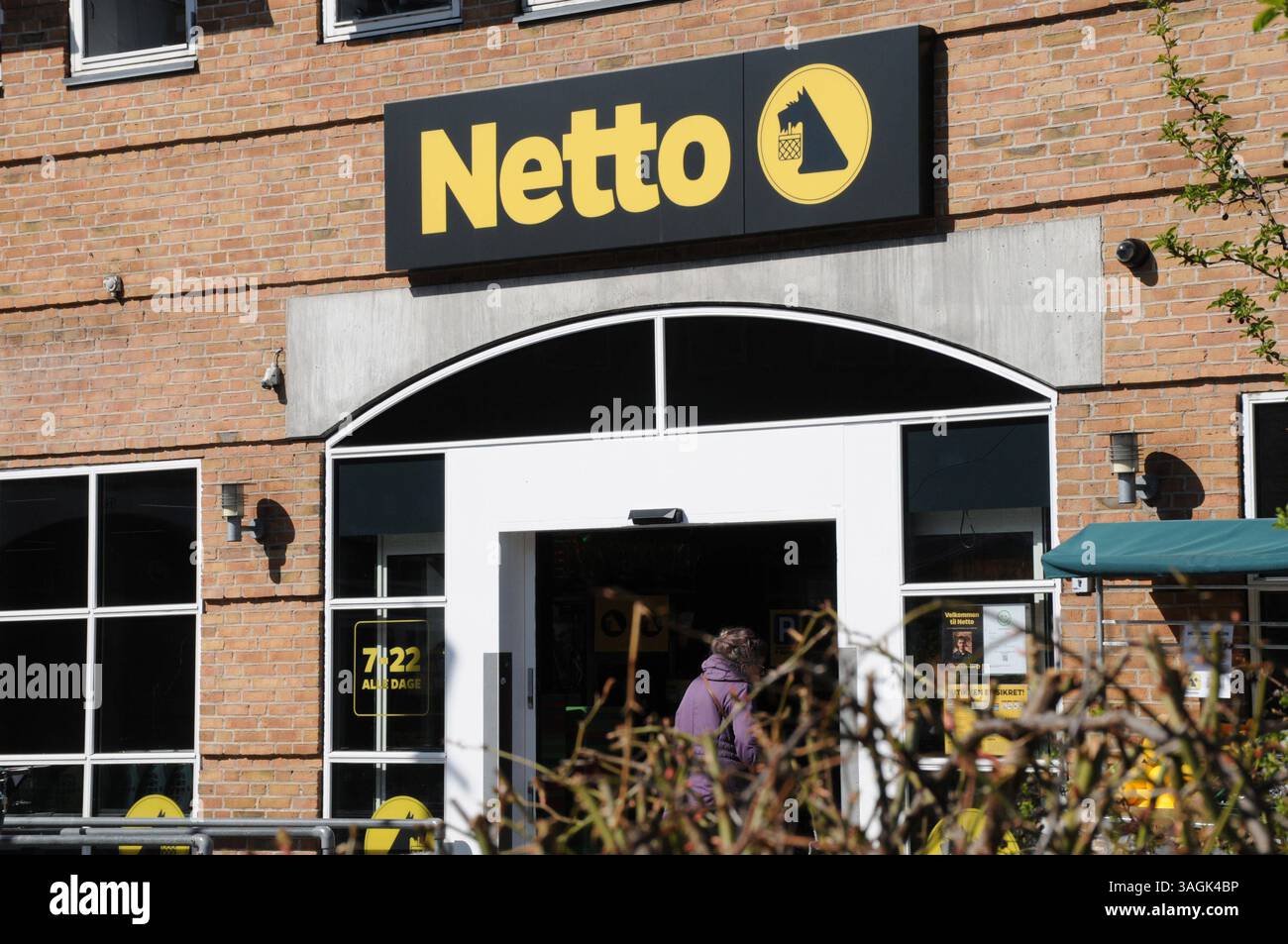 Copenhagen/ Denmark/08 APRIL 2025/ Netto grocery chain store in danish ...