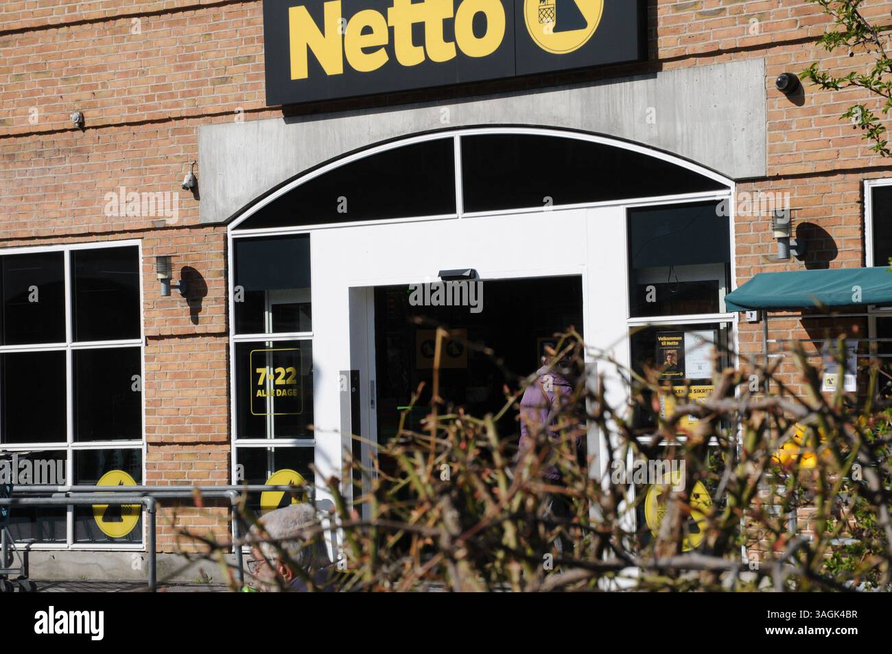 Copenhagen/ Denmark/08 APRIL 2025/ Netto grocery chain store in danish ...