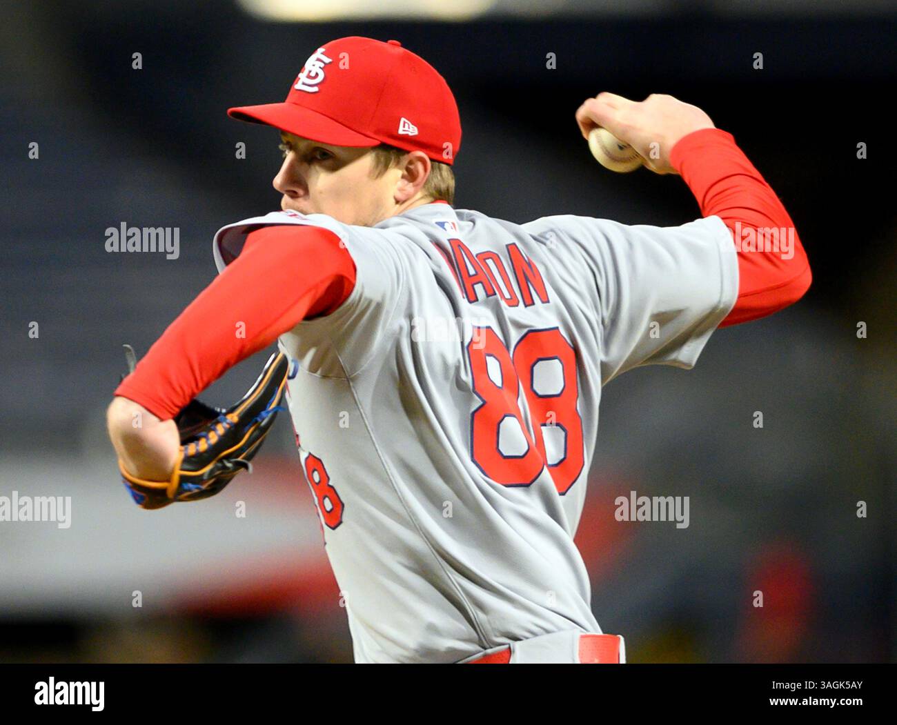 Pittsburgh, United States. 08th Apr, 2025. St. Louis Cardinals pitcher ...