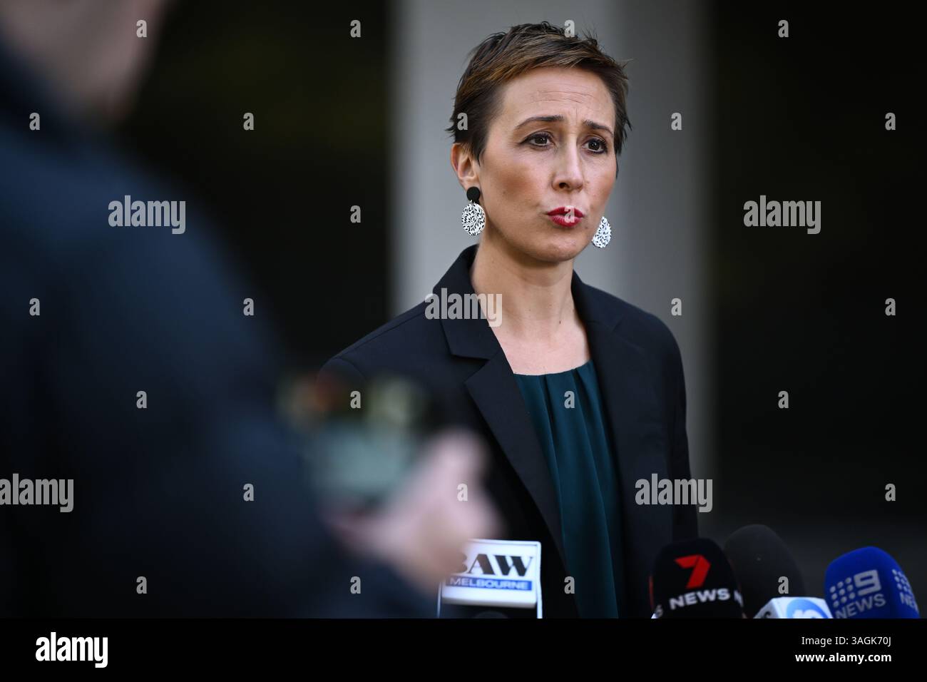 Victorian Minister for Transport Infrastructure Gabrielle Williams ...