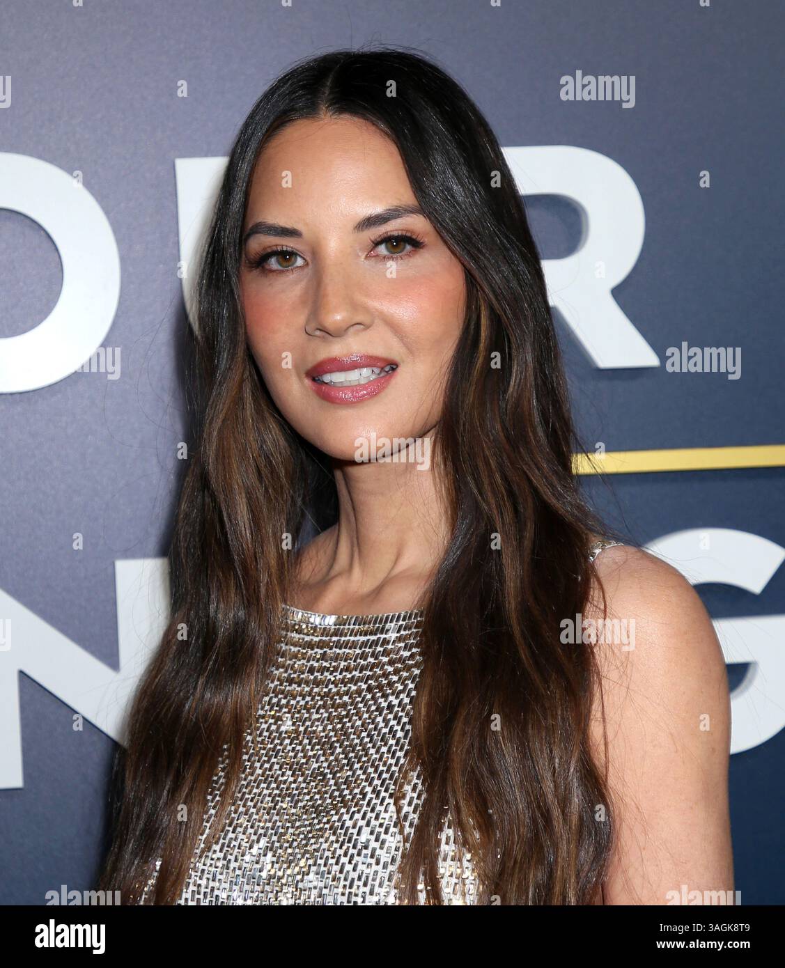 New York City, USA. 08th Apr, 2025. Olivia Munn attending Apple TV ...