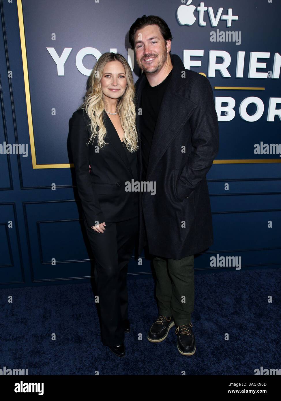 New York City, USA. 08th Apr, 2025. Vanessa Ray and Landon Beard ...