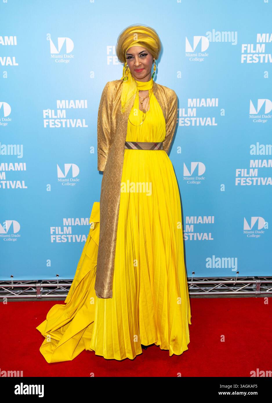 MIAMI, FL - APRIL 8: Co-Producer, Nyla Hazratjee arrives during The ...