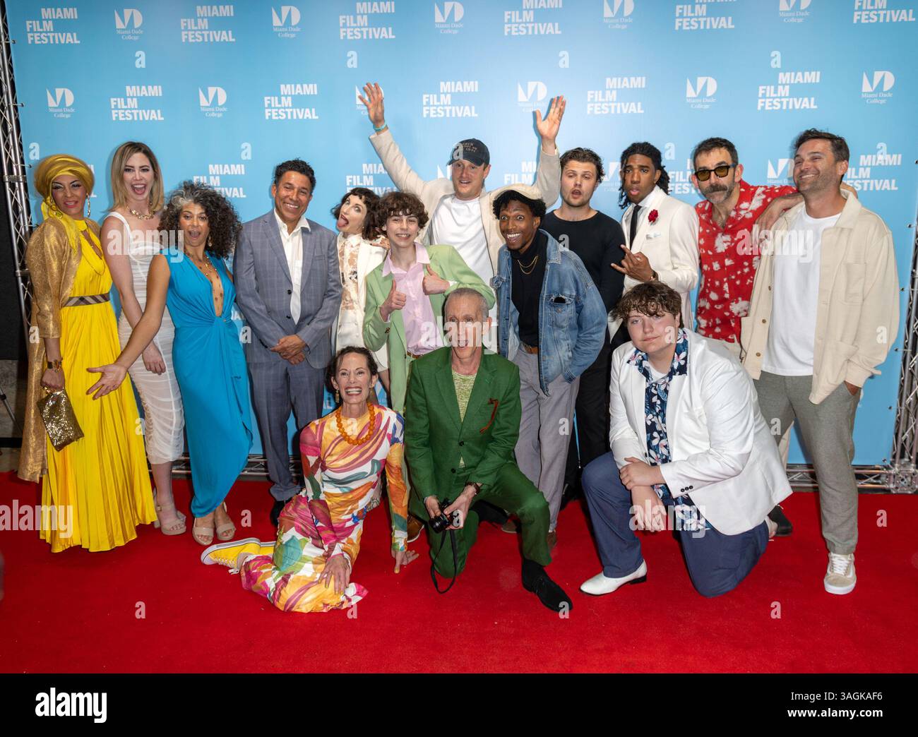 MIAMI, FL - APRIL 8:Bobby Marinelli,Nyla Hazratjee, Kelsey Darragh ...