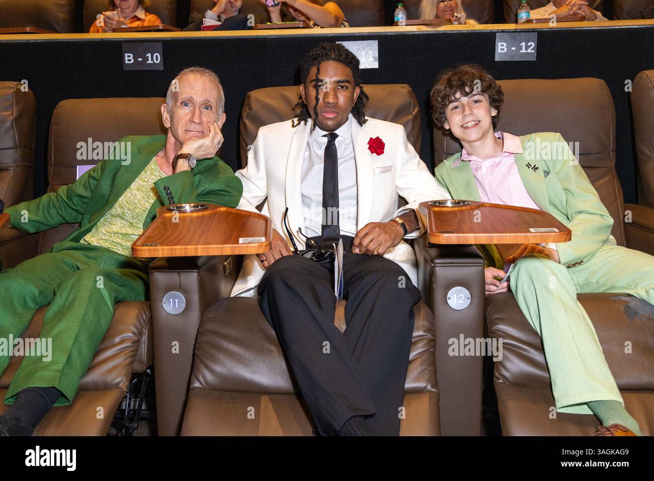 MIAMI, FL - APRIL 8: Actors Michael Sean Tighe,Rashaan Rondo and Kue ...