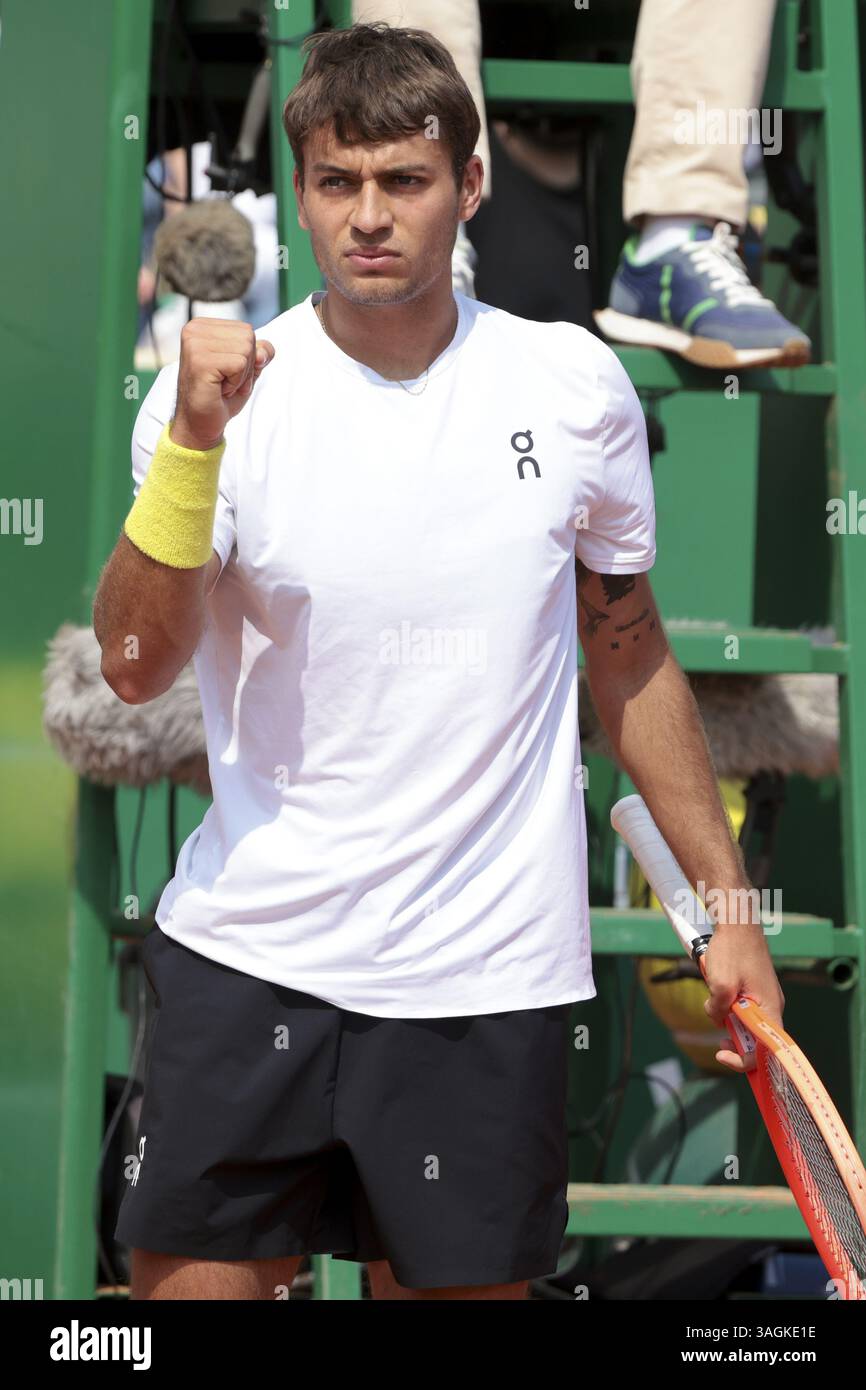 Flavio Cobolli of Italy during day three of the Rolex Monte-Carlo ...