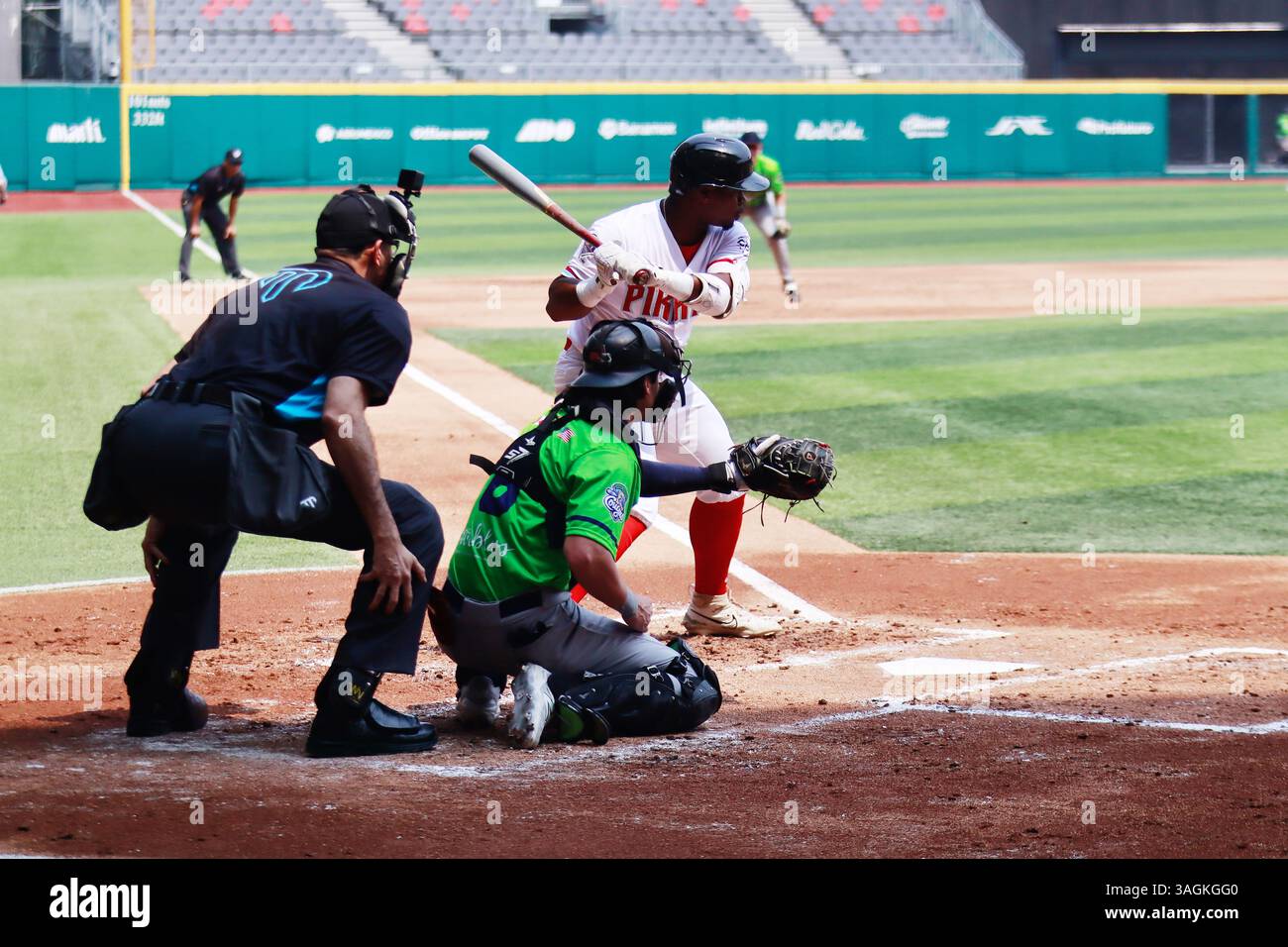 Mexico City, Mexico. 08th Apr, 2025. Johannes Gregorius Jr. #12 of ...
