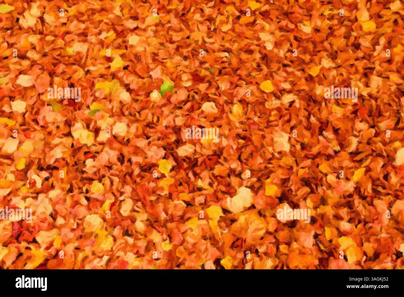Fall set leaves colors hi-res stock photography and images - Alamy