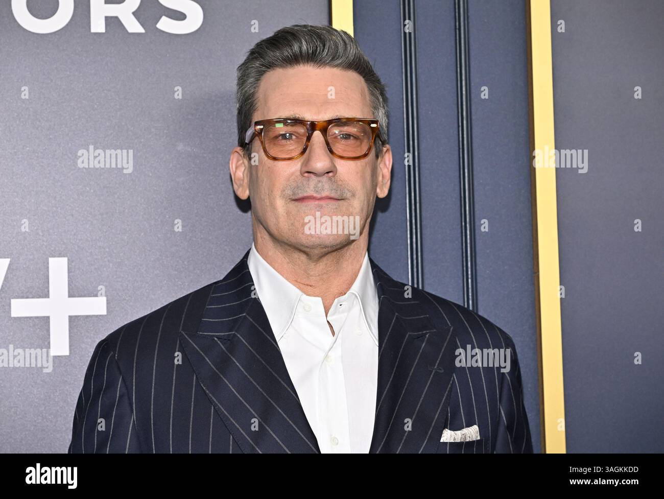 Jon Hamm attends the Apple TV+ premiere of "Your Friends & Neighbors ...