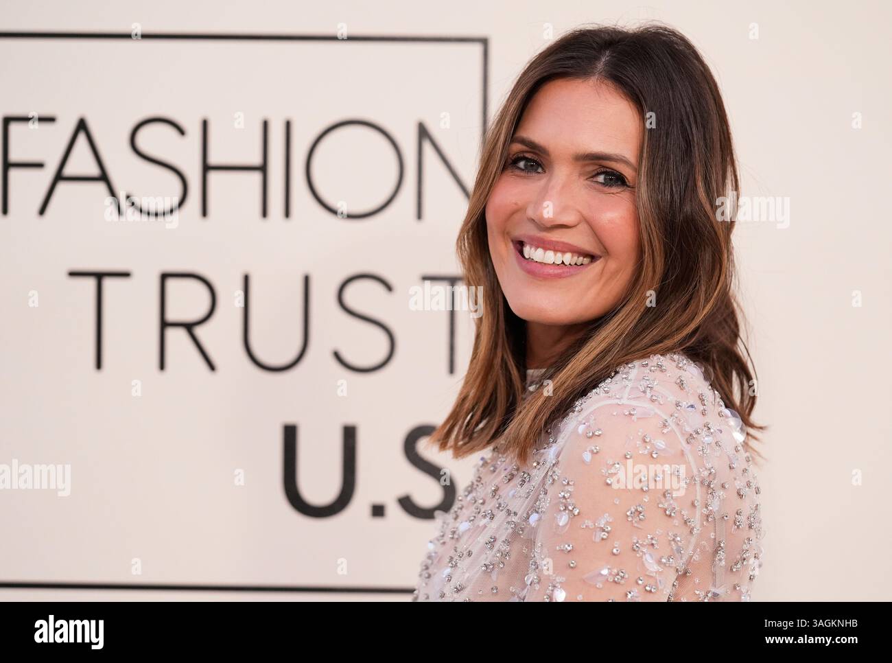 Actor Mandy Moore arrives at the Fashion Trust U.S. Awards on Tuesday ...