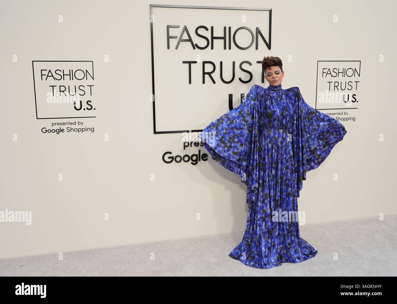 Actor Lisa Rinna poses at the Fashion Trust U.S. Awards on Tuesday ...