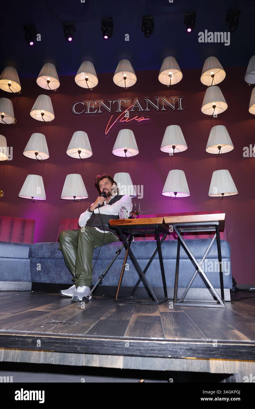 British singer Alan Parsons attends the Live Project press conference ...