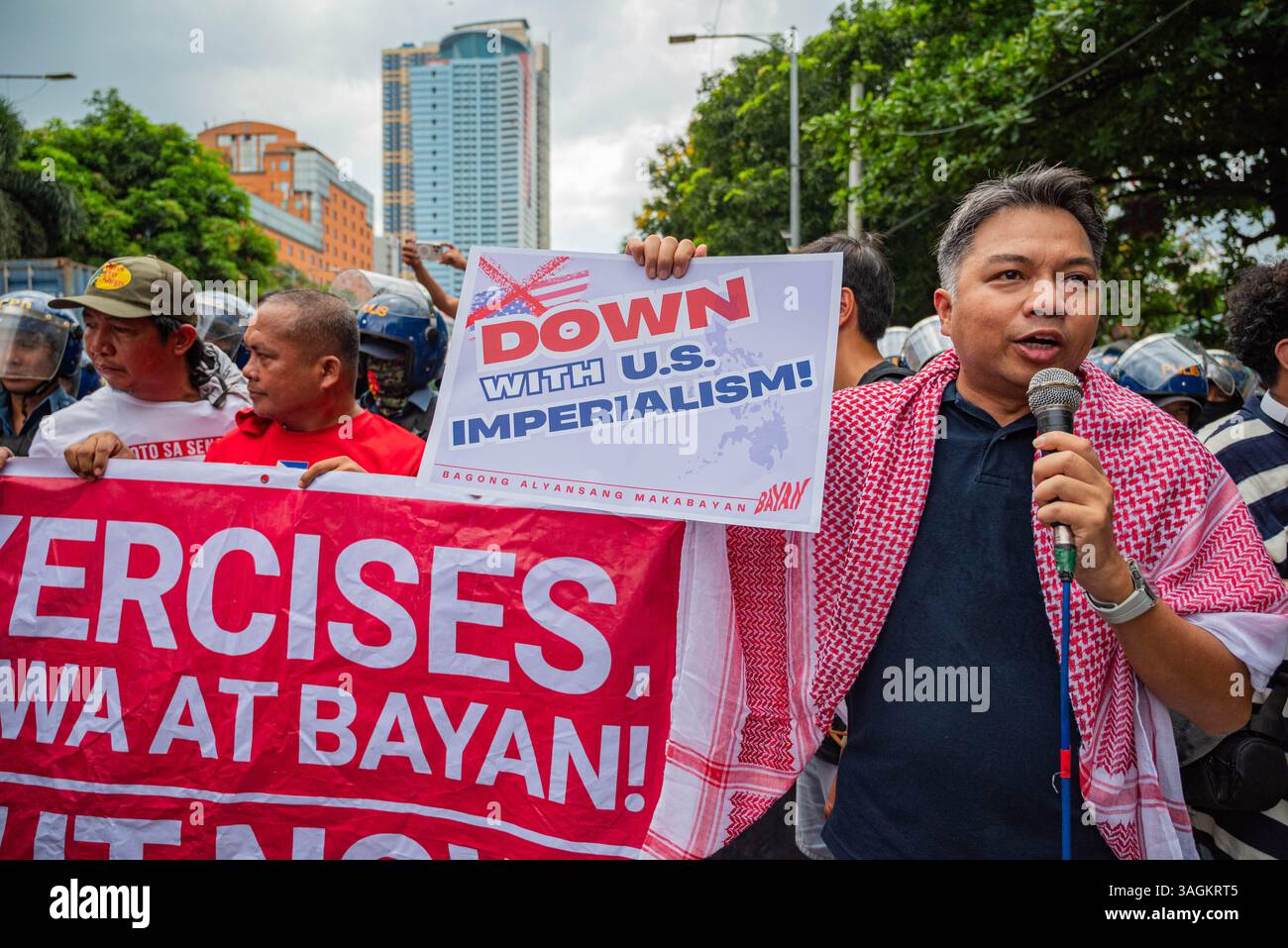 Quezon City, Quezon, Philippines. 9th Apr, 2025. Bagong Alyansang ...