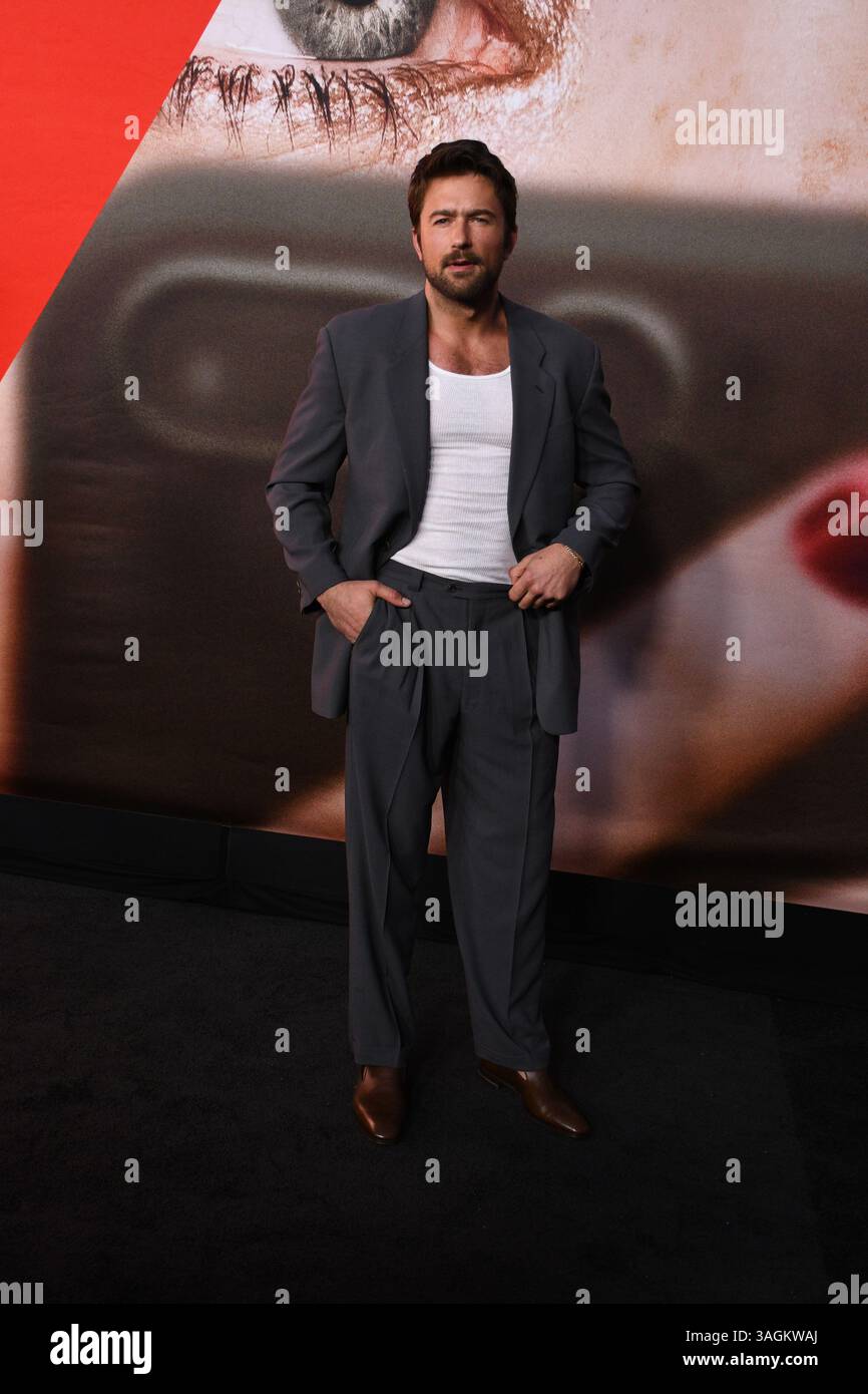 Hollywood, California, USA 8th April 2025 Actor Brandon Sklenar attends ...