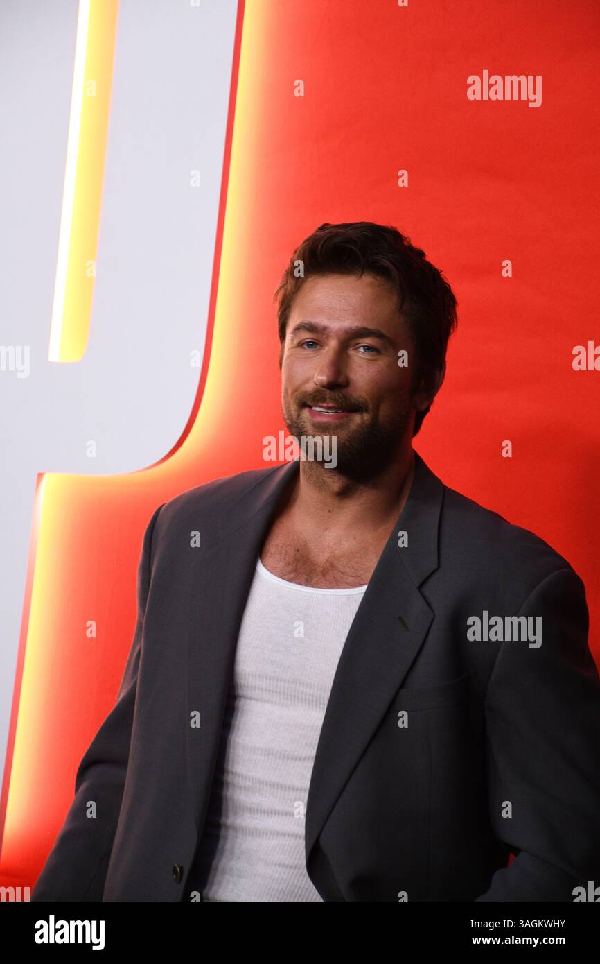 Hollywood, California, USA 8th April 2025 Actor Brandon Sklenar attends ...