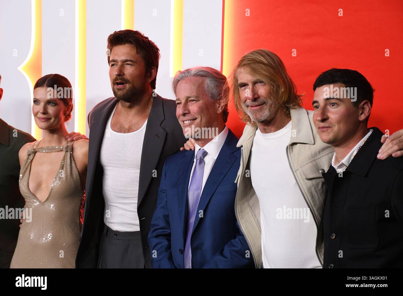 Hollywood, California, USA 8th April 2025 (L-R) Actress Meghann Fahy ...