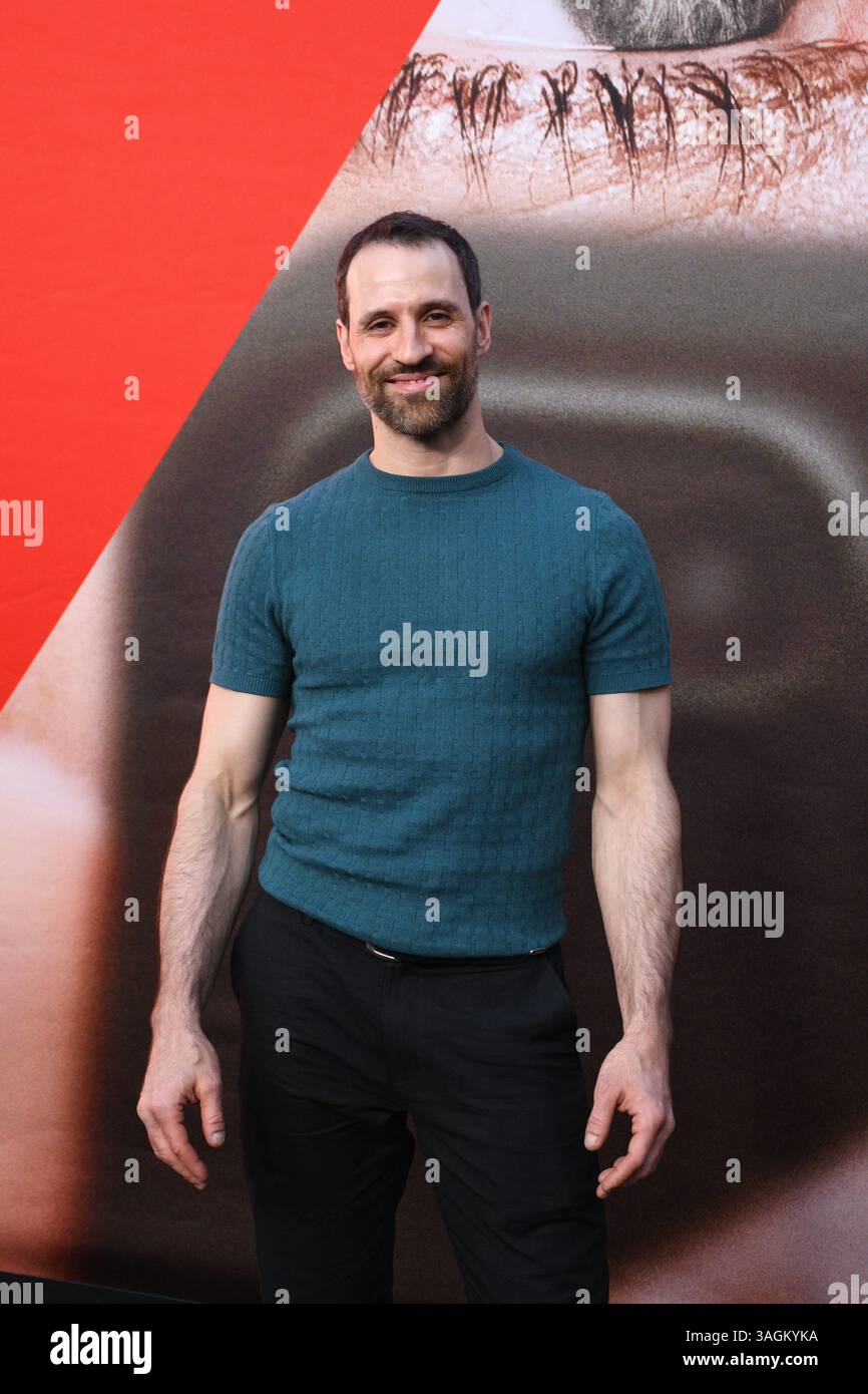 Hollywood, California, USA 8th April 2025 Actor Benjamin Pelletier ...