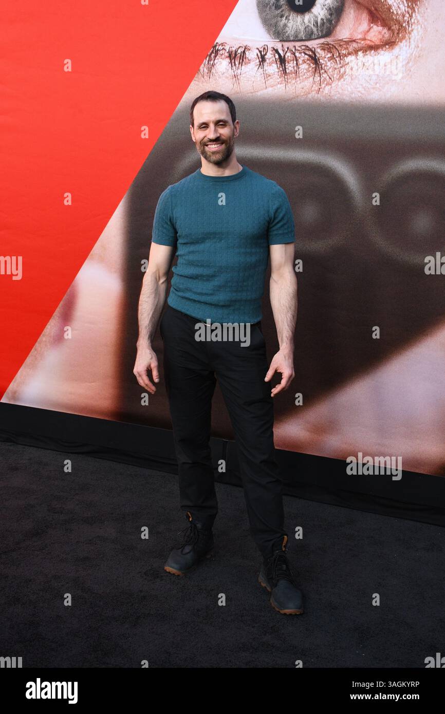 Hollywood, California, USA 8th April 2025 Actor Benjamin Pelletier ...