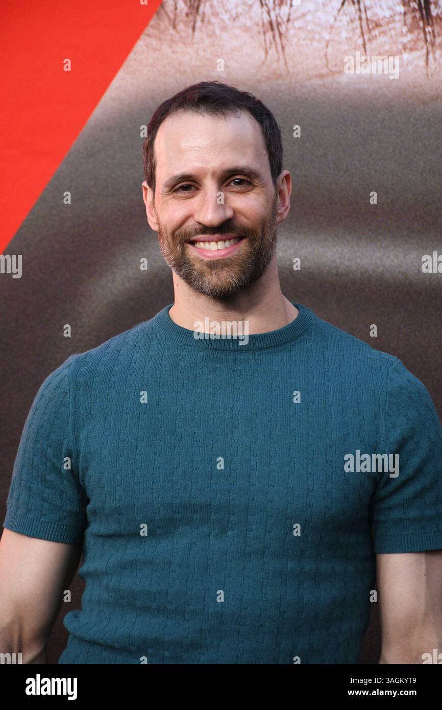 Hollywood, California, USA 8th April 2025 Actor Benjamin Pelletier ...